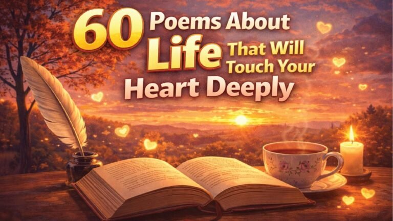60 Poems About Life That Will Touch Your Heart Deeply - Two Lines Poetry